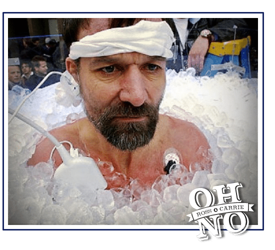 Ross and Carrie Cool Off With Wim Hof Part 4: Monozygotic Edition