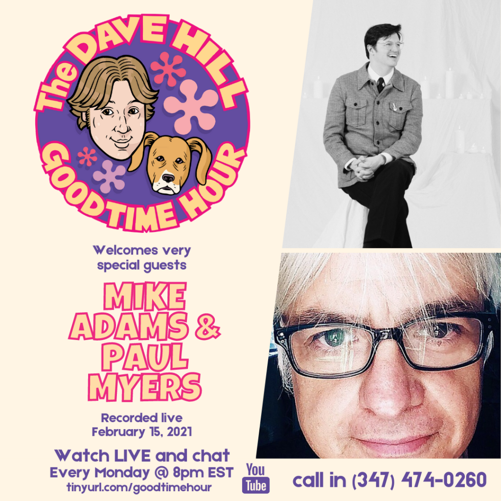 Episode 208: Episode 208: Author Paul Myers and musician Mike Adams ...