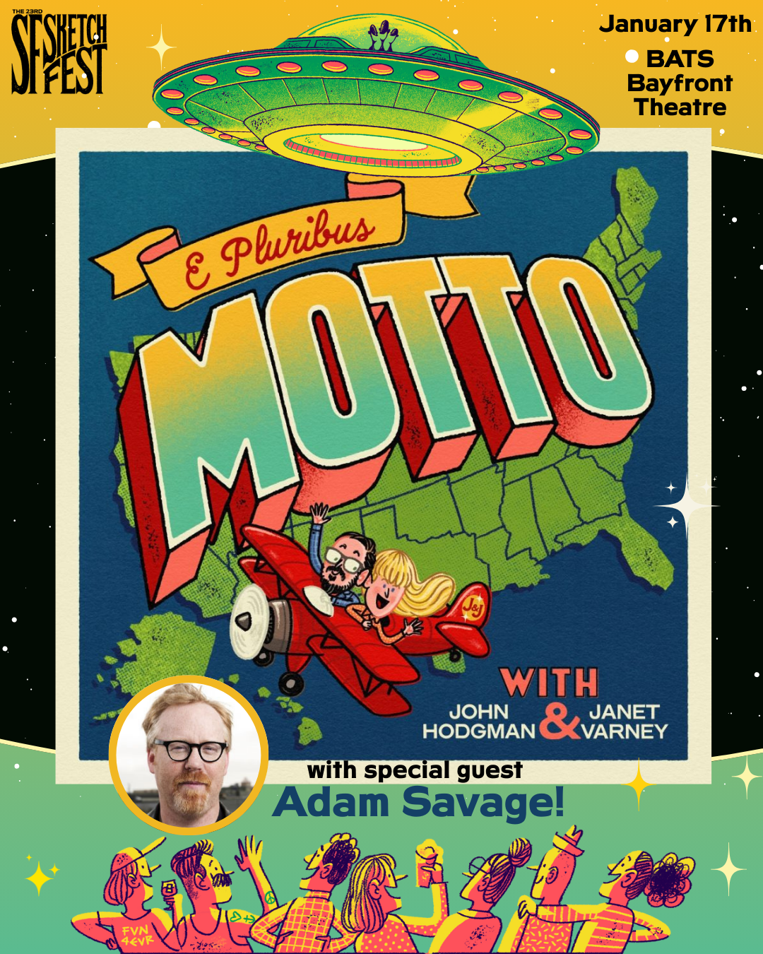 E Pluribus Motto LIVE at SF Sketchfest! | Maximum Fun